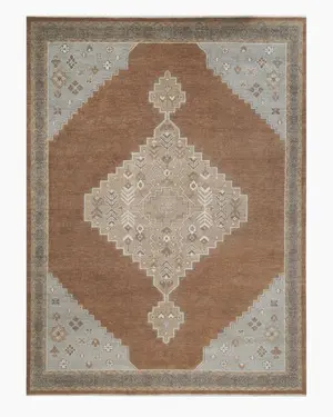 Quince Chloe Hand-knotted Wool Rug - Cognac