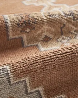 Quince Chloe Hand-knotted Wool Rug - Cognac