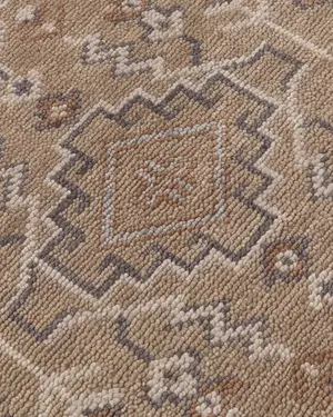 Quince Chloe Hand-knotted Wool Rug - Cognac