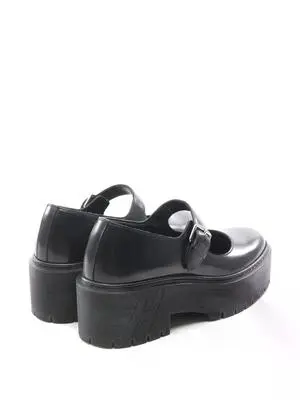 Hermès Leather Loafers With Platform Heel