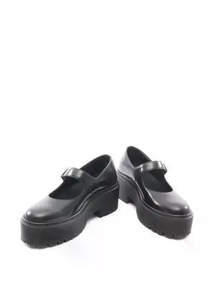 Hermès Leather Loafers With Platform Heel