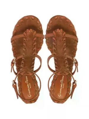 GIANVITO ROSSI Braided Strap Sandals