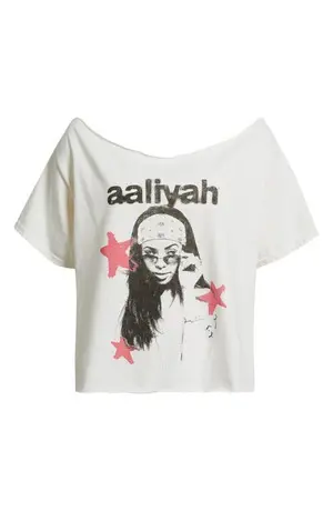 MERCH TRAFFIC Aaliyah Graphic T-shirt