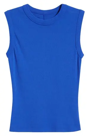 Free People Murphy Cotton Tank - Blue