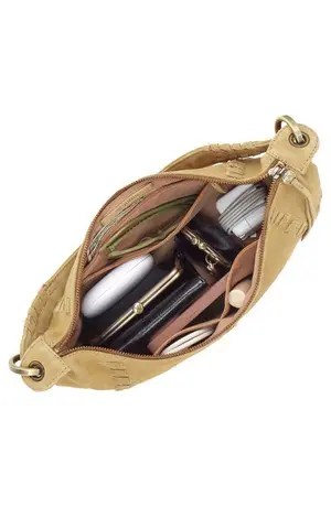 Hobo Mini Opal Leather Shoulder Bag - Twilight Fern