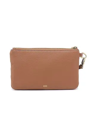 Hobo Leather Wristlet - Brown Sugar
