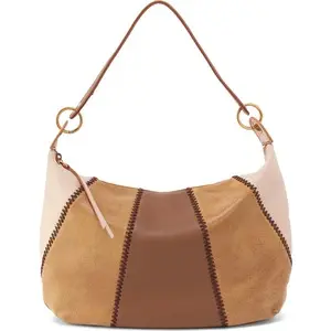 Hobo Opal Leather Shoulder Bag - Timber Brown
