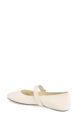 Tory Burch Romy Mary Jane Flat - Light Cream