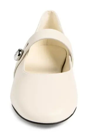 Tory Burch Romy Mary Jane Flat - Light Cream