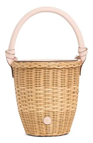 Pamela Munson The Jane Woven Rattan Basket Bag