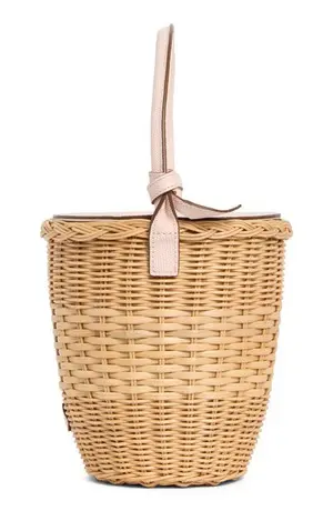 Pamela Munson The Jane Woven Rattan Basket Bag