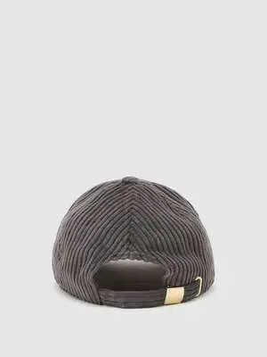 REISS Caitlin Cotton Corduroy Baseball Cap