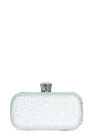 LAUREN LORRAINE Sofie Embellished Clutch - Silver