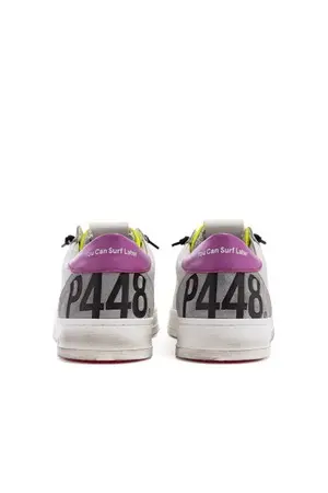 P448 Jack Sneaker - Fuchsia Yellow