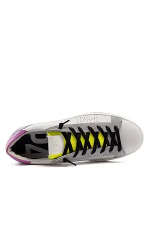 P448 Jack Sneaker - Fuchsia Yellow