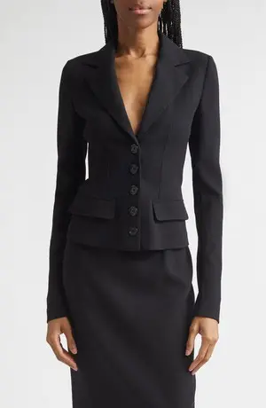 Dolce & Gabbana Tailored Stretch Wool Jacket