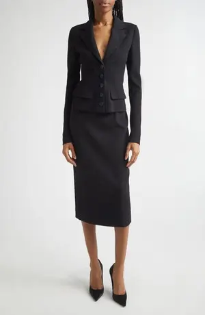 Dolce & Gabbana Tailored Stretch Wool Jacket