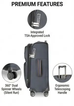 RICARDO BEVERLY HILLS Montecito 3.0 Softside Expandable Luggage - Graphite