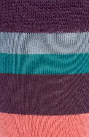 Paul Smith Artist Stripe Organic Cotton Blend Dress Socks