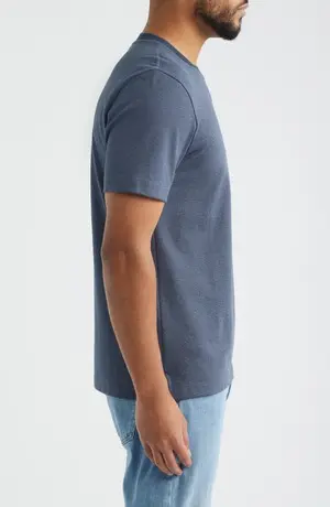 BOSS H-thompson Cotton Piqué T-shirt - Dk Bu