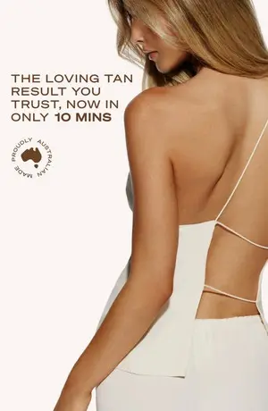 LOVING TAN 10 Minute Express Self-tanning Smoothing Body Mask - None