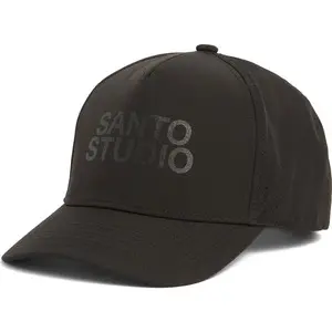 SANTO STUDIO Logo Baseball Cap - Black