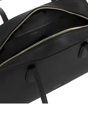 Vince Athene Nappa Leather East/west Shoulder Bag - Black