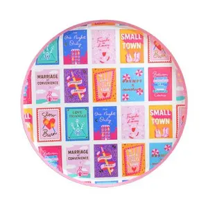 JOLLITY & CO Romcom Book Themed Dinner Plates