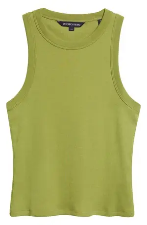 Veronica Beard Jordyn Crop Tank - Cactus