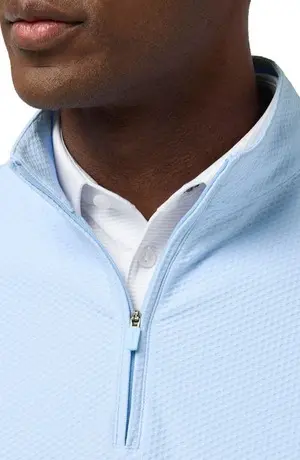 Mizzen+main Easton Textured Quarter Zip Pullover