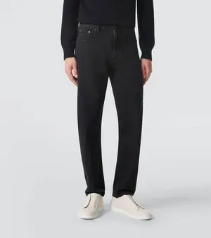 Zegna Straight Jeans - Black