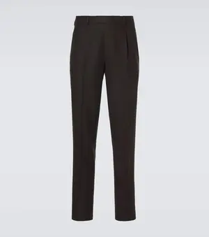 Zegna Straight Linen Pants