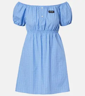 Miu Miu Checked Day Dresses