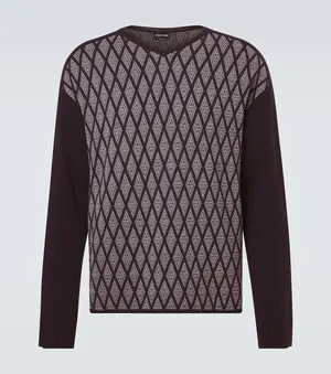 Giorgio Armani Printed Sweaters For Men
