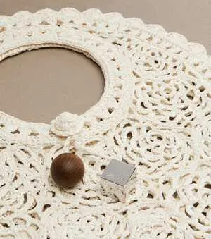 Jacquemus Spiaggia Small Crochet Top-handle Bag