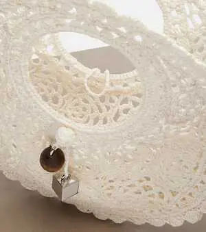 Jacquemus Spiaggia Small Crochet Top-handle Bag