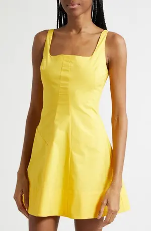 Staud Willow Sleeveless Mini Dress