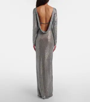 SELF-PORTRAIT Embellished Maxi Dress