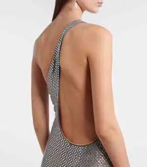 SELF-PORTRAIT Embellished One-shoulder Gown
