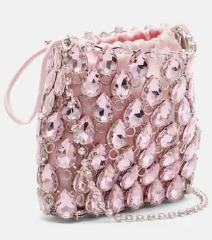 SELF-PORTRAIT Mini Embellished Chainmail Clutch