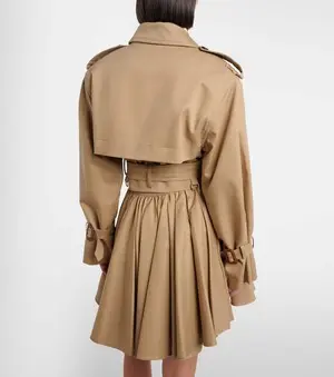 SELF-PORTRAIT Cropped Belted Jacket