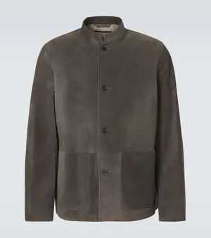 Dunhill Suede Jacket - Grey