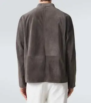 Dunhill Suede Jacket - Grey