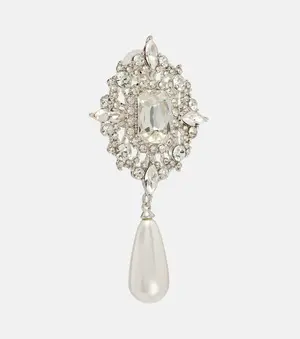 SELF-PORTRAIT Embellished Drop Earrings