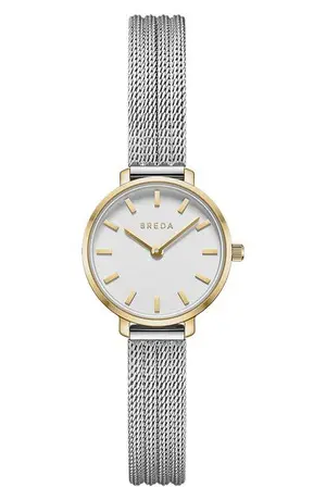 BREDA Beverly Mesh Strap Watch - Two-tone