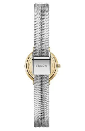 BREDA Beverly Mesh Strap Watch - Two-tone