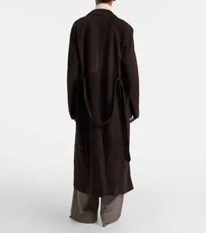 THE ROW Kendra Suede Coat