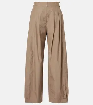 THE ROW Iven Wide-leg Pants - Green
