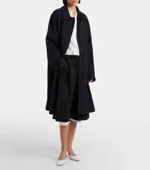 THE ROW Dayton Wool Car Coat - Blue