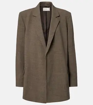 THE ROW Devlin Wool Blazer - Grey